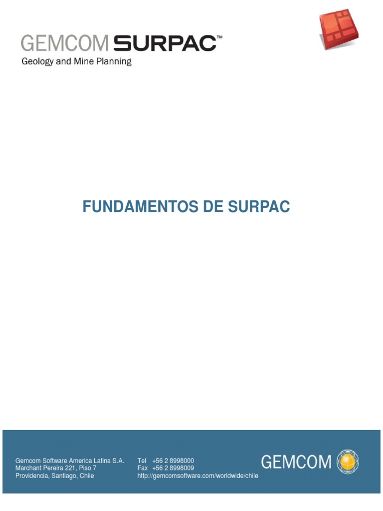 Manual Surpac Fundamentos | PDF | Point and Click | Archivo de computadora
