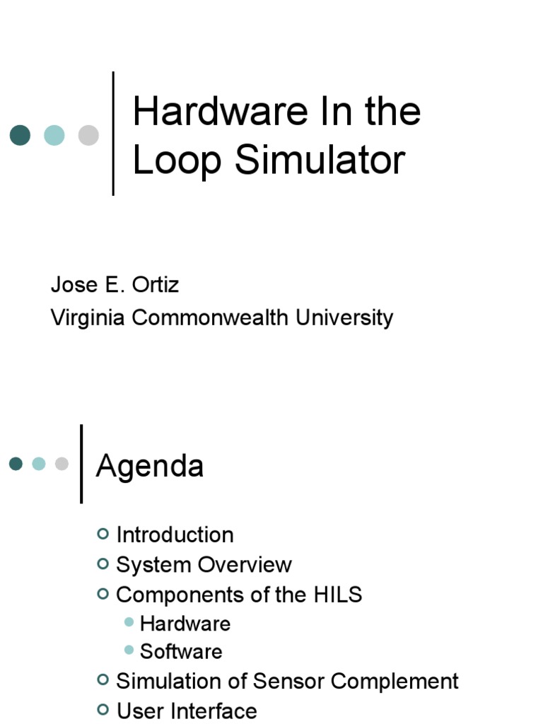 Hardware in The Loop Simulator | PDF | Field Programmable Gate Array ...
