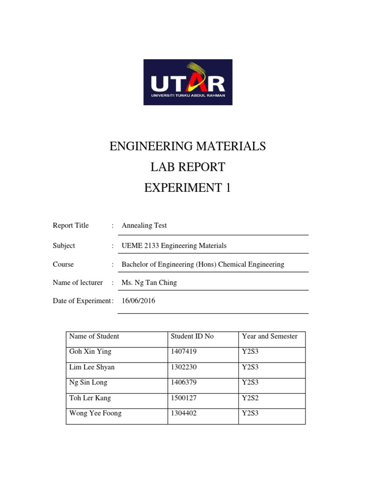 Annealing Test 1 | PDF | Annealing (Metallurgy) | Steel