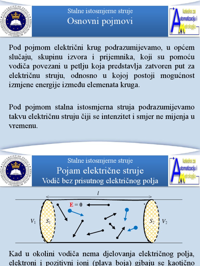 OE P2 Istosmjerne-Struje | PDF