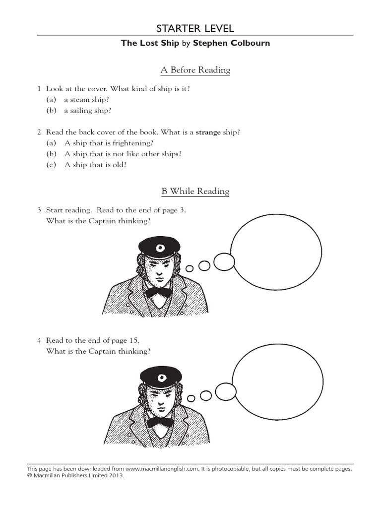 Lost Ship Worksheet PDF | PDF