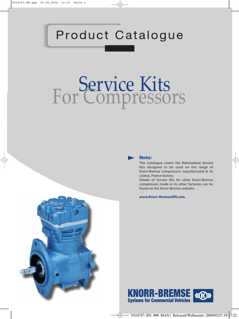 Service Kit Kompresor | PDF | Piston | Rotating Machines