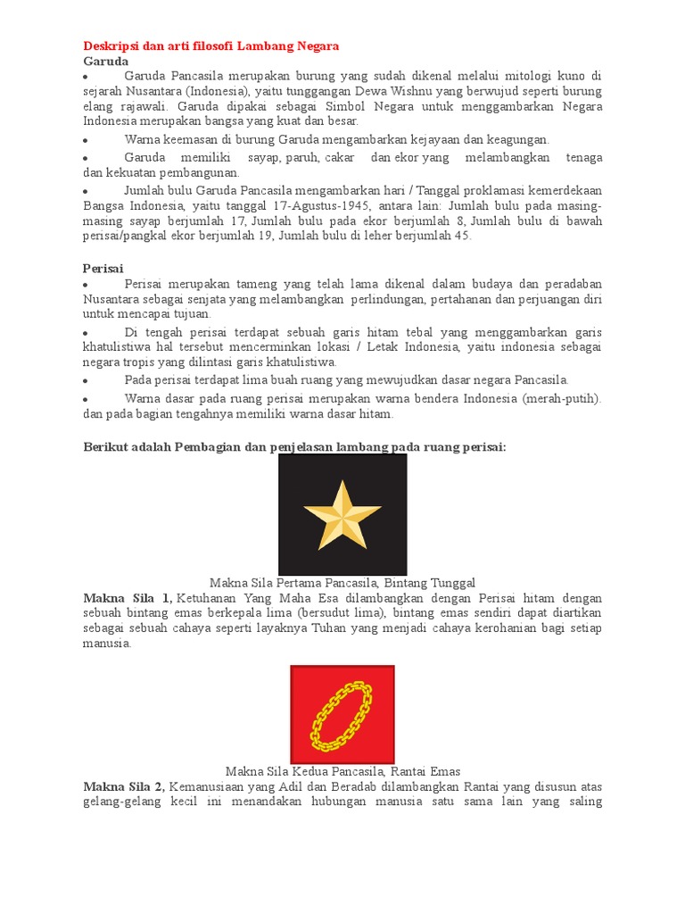 Arti Filosofi Pancasila | PDF