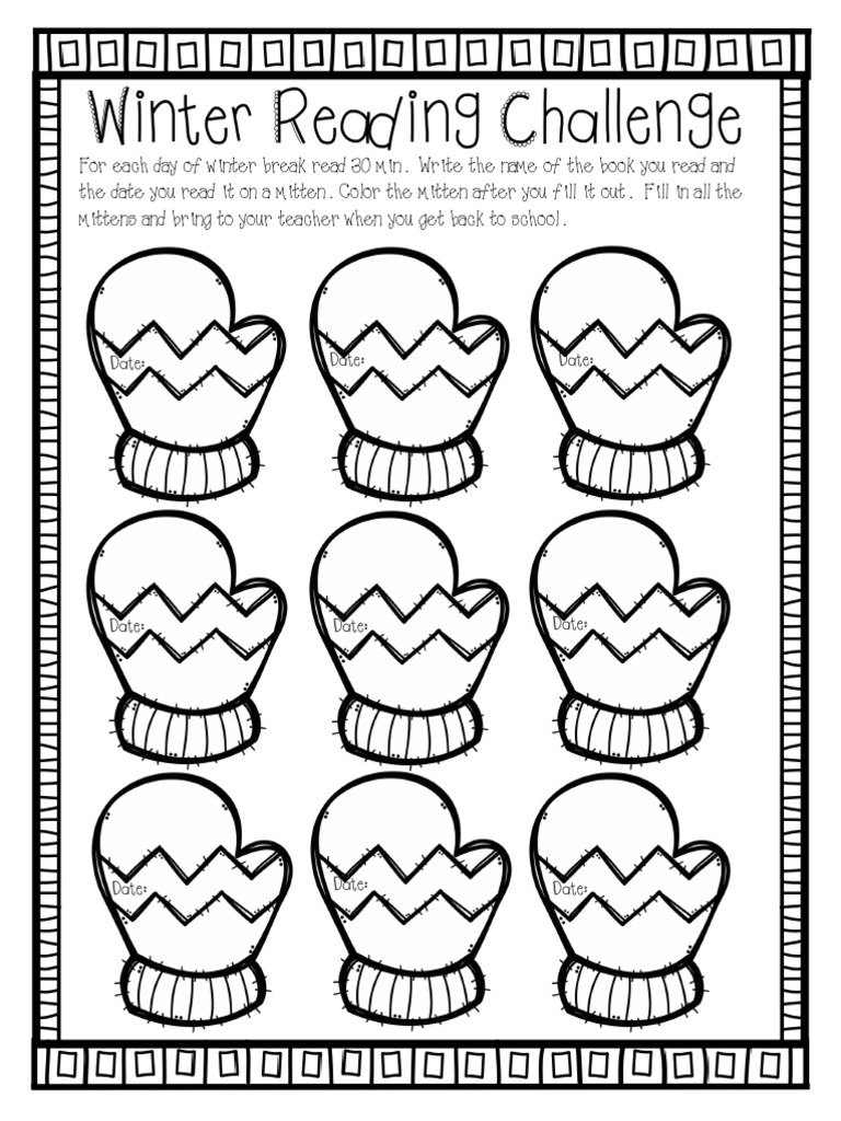 Winter Break Reading Fun | PDF | Art