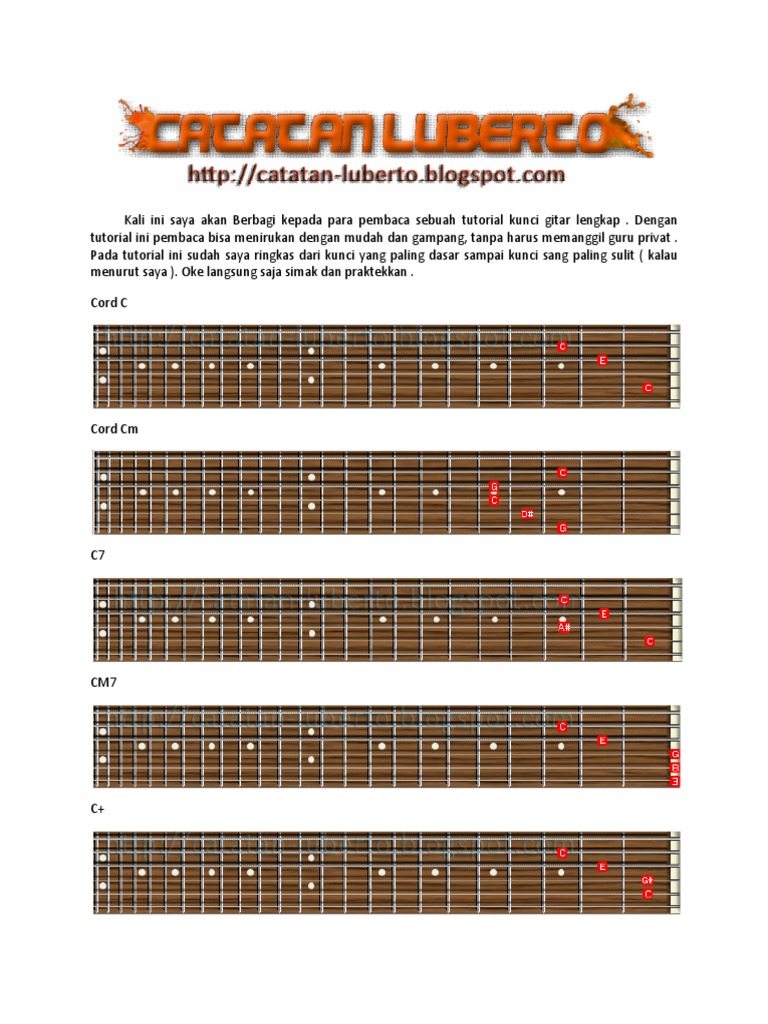 Kord Gitar 1 PDF | PDF