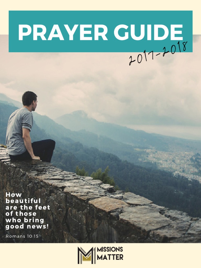 Prayer Guide 2017 Pdf Jesus The Gospel