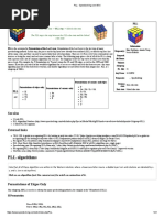 PLL Algorithm Rubik's Cube | PDF | Volume | Recreational Mathematics