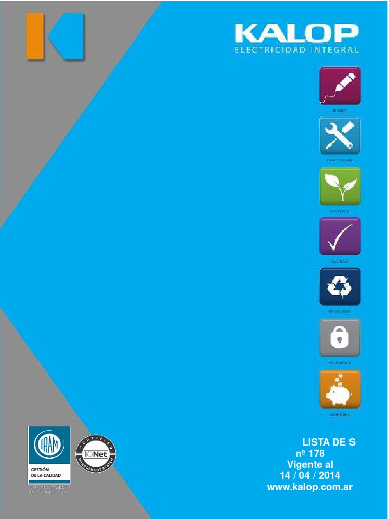 Catalogo Kalop | PDF | Color | Lámpara compacta fluorescente