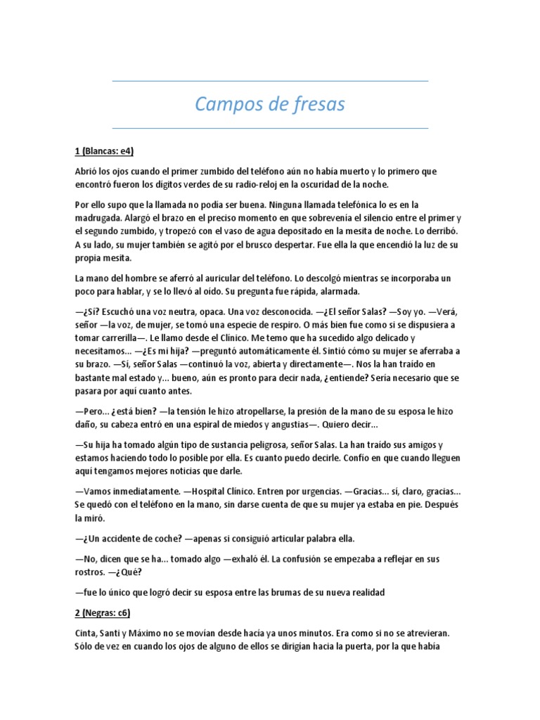Capitulo 1-10 Campo de Fresas | PDF | Teléfono | Coma