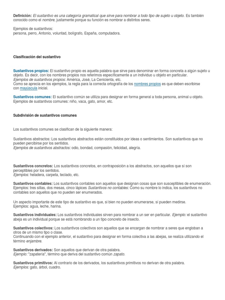 Sujeto, Predicado, Verbo, Adjetivos | PDF | Asunto (gramática) | Sustantivo