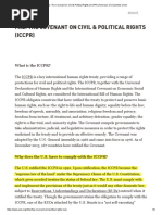 ICCPR Implementation Mechanism and Procedure | PDF | Treaty | Human Rights