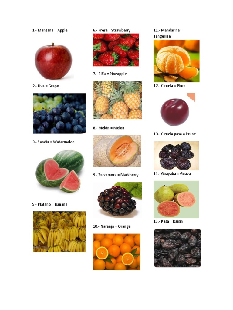50 Frutas y 50 Verduras | PDF | Edible Plants | Vegan Cuisine