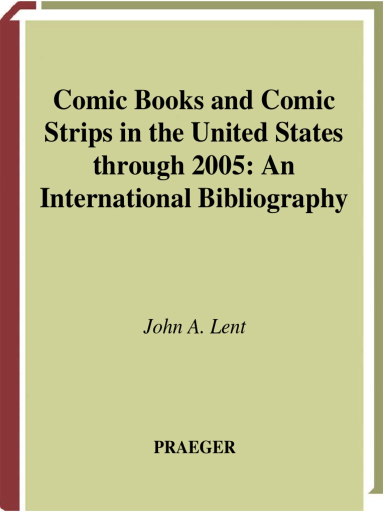 John Lent Comic Books and Comic Strips in The Un | PDF | Comics ...