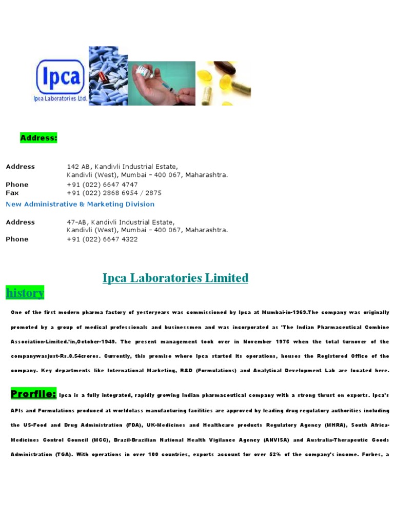 Ipca Laboratories Limite1 | PDF | Corporate Social Responsibility | Competence (Human Resources)