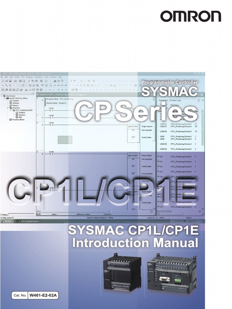 CP1L-CP1E Getting Started Guide | PDF | Input/Output | Programmable Logic Controller