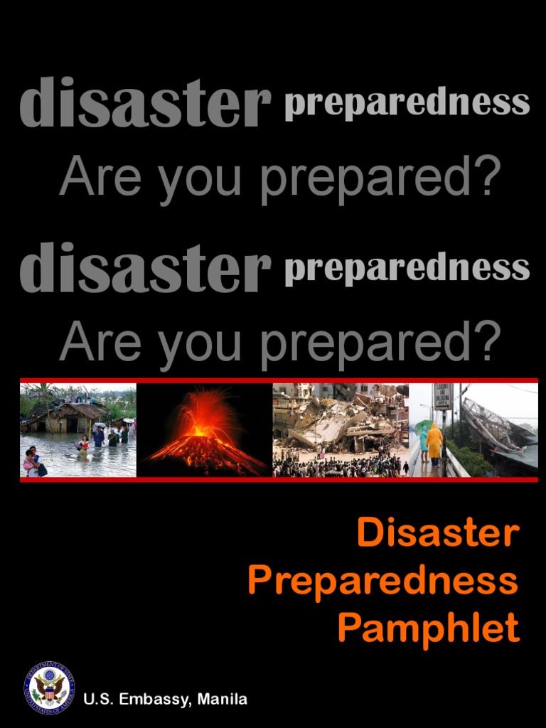 Disaster preparedness guide for typhoons, floods, volcanic eruptions ...
