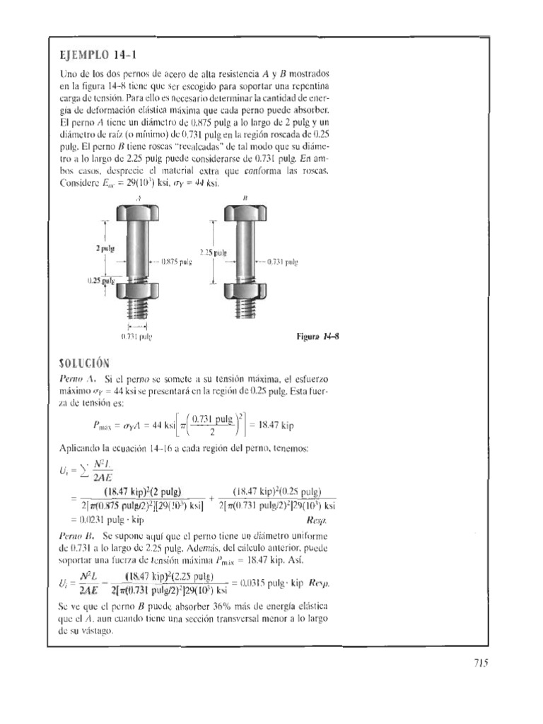 Energ A de Deformaci N PDF | PDF