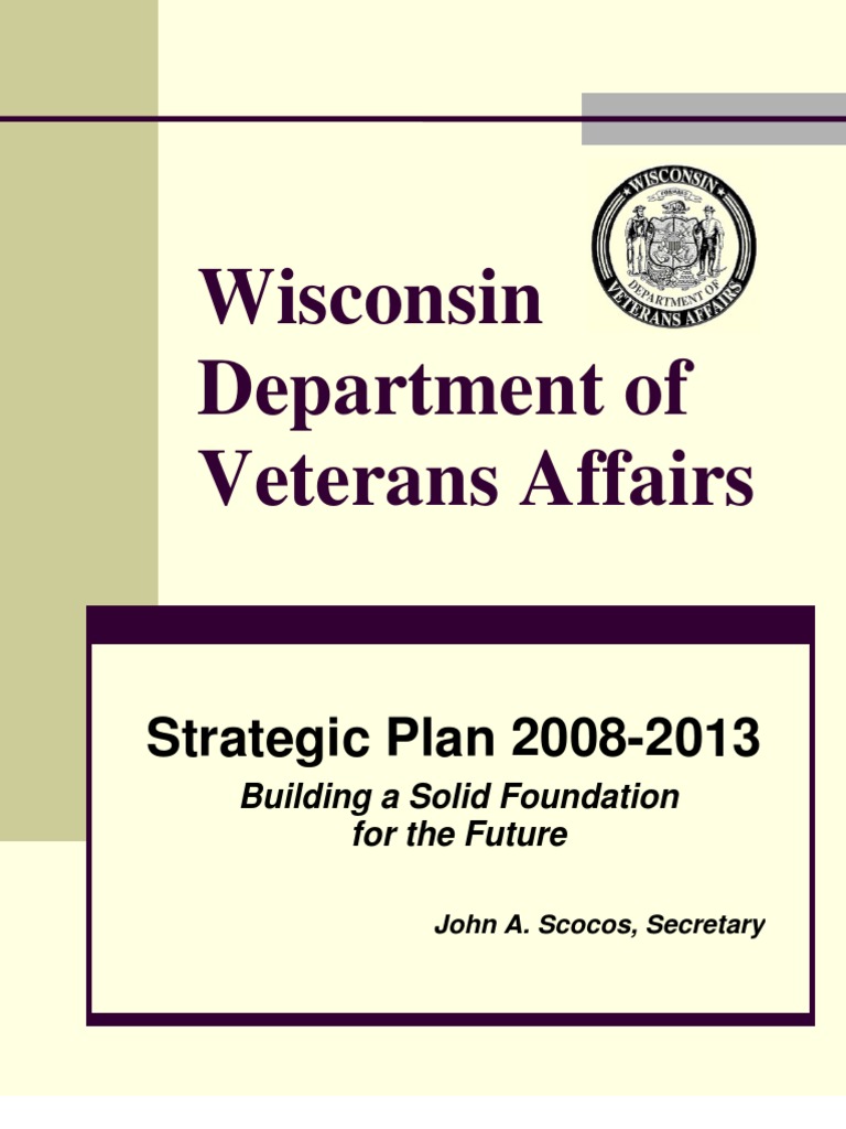 WDVA Strategic Business Plan 2008-2013 | PDF | United States Department ...