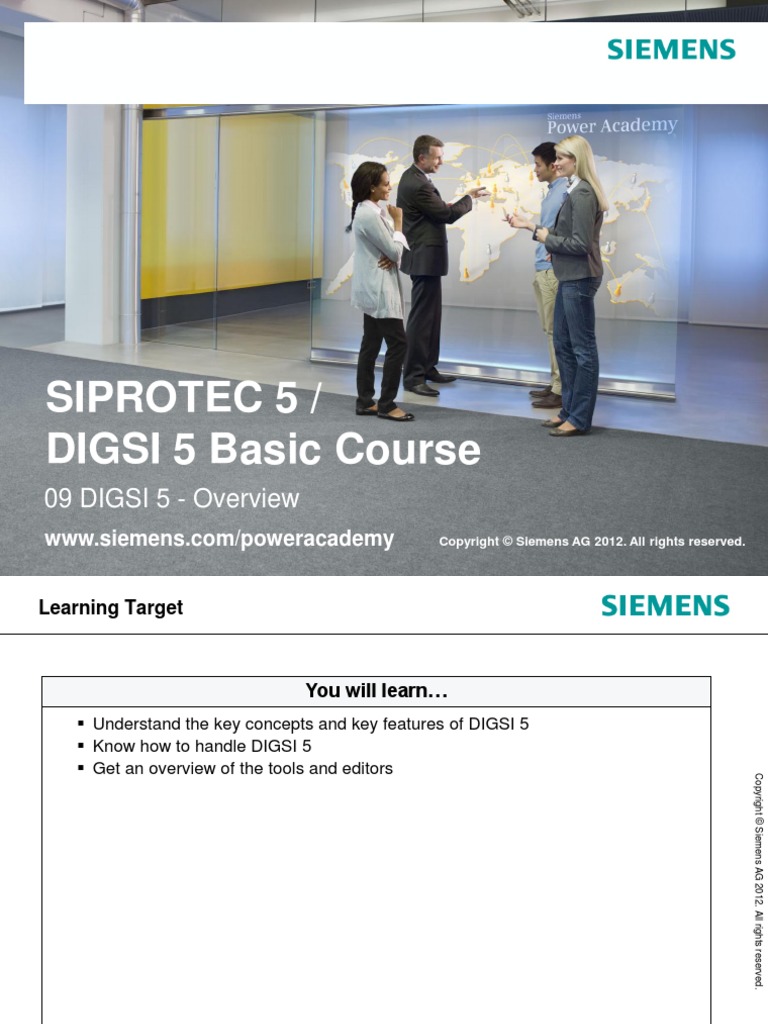 09 d01 Digsi 5 - Overview v1.1 En-Us | PDF | Online And Offline ...