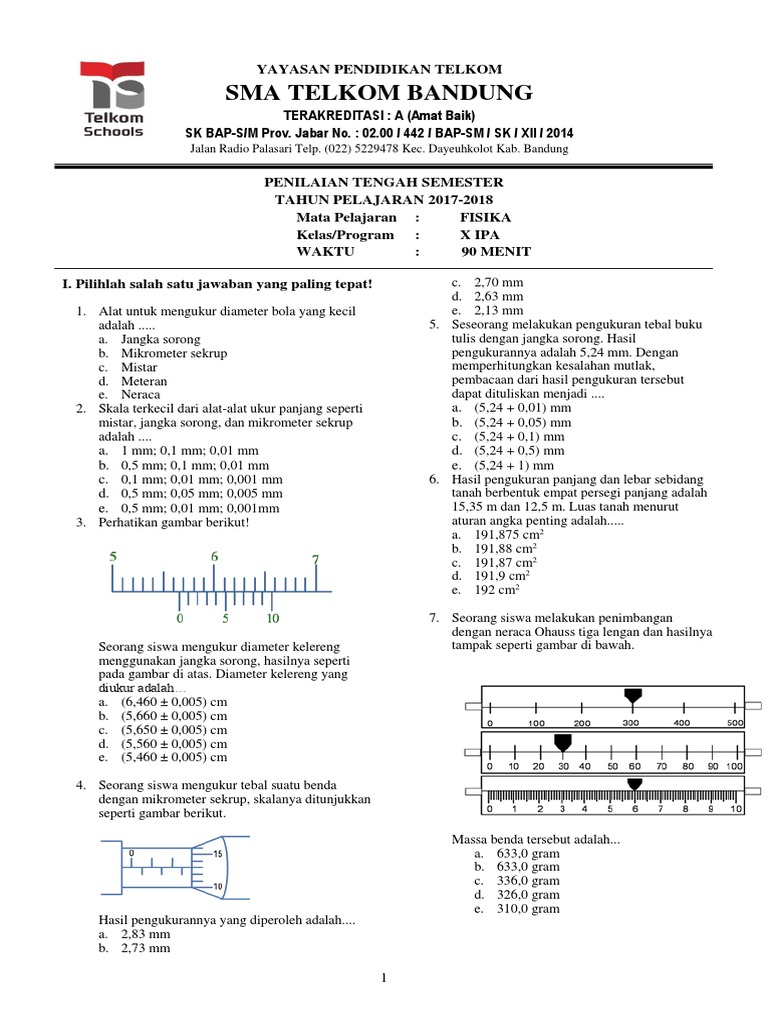 Soal Pts Fisika | PDF