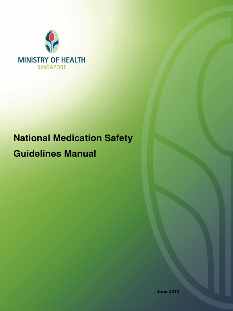 National Medication Safety Guidelines Manual: June 2013 | PDF ...