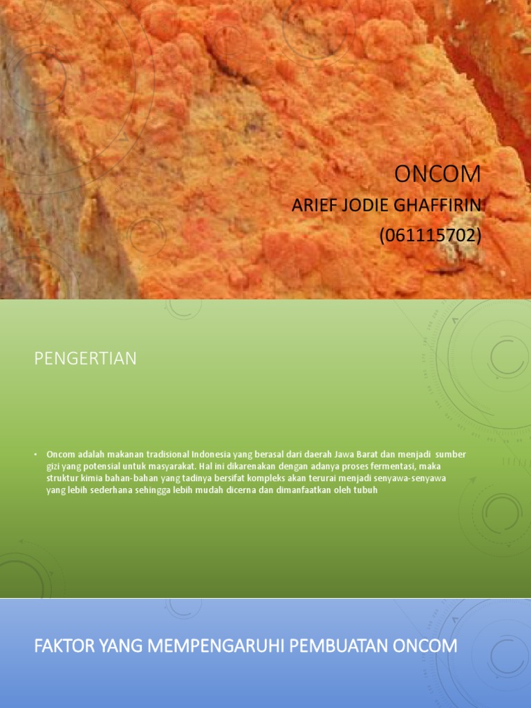Panduan Pembuatan Oncom | PDF | Sains & Matematika | Teknologi & Rekayasa