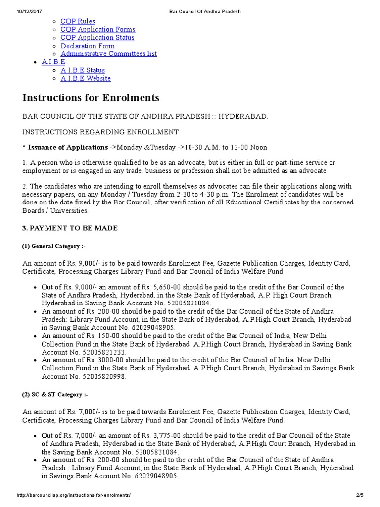 Bar Council of Andhra Pradesh-Print | Download Free PDF | Advocate | Banks