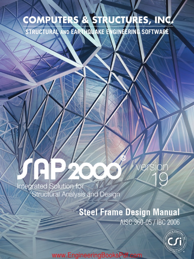 Steel Frame Design Manual SAP2000 | PDF | Bending | Structural Load