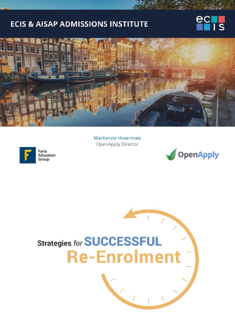 Successfully Managing Re-Enrollment | PDF | Communication | Further ...