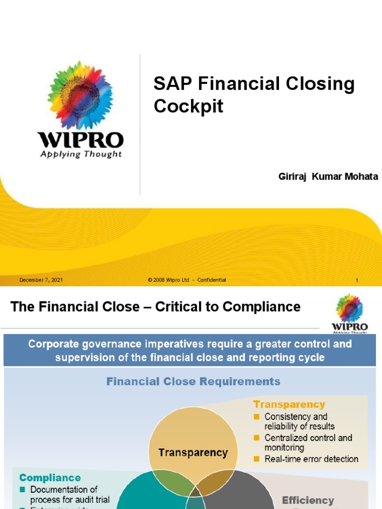 SAP Financial Closing Cockpit | PDF | Computers