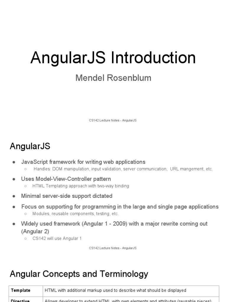 Angular Js | PDF | Angular Js | Hypertext