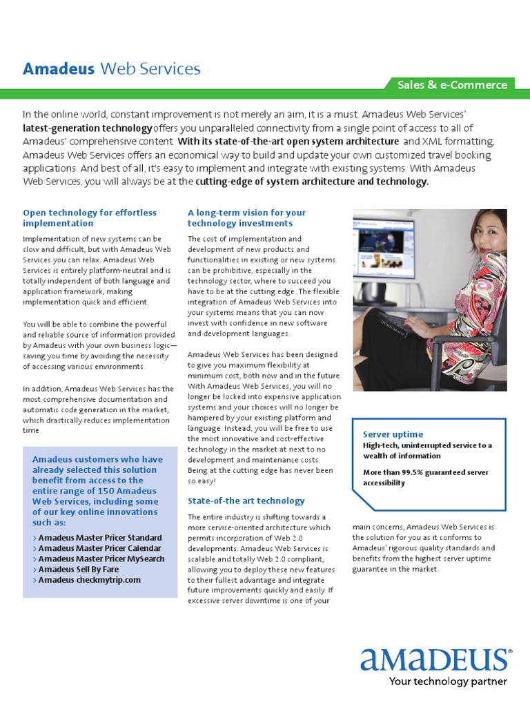 MK-956 Amadeus Web Services | PDF | Web Service | Soap