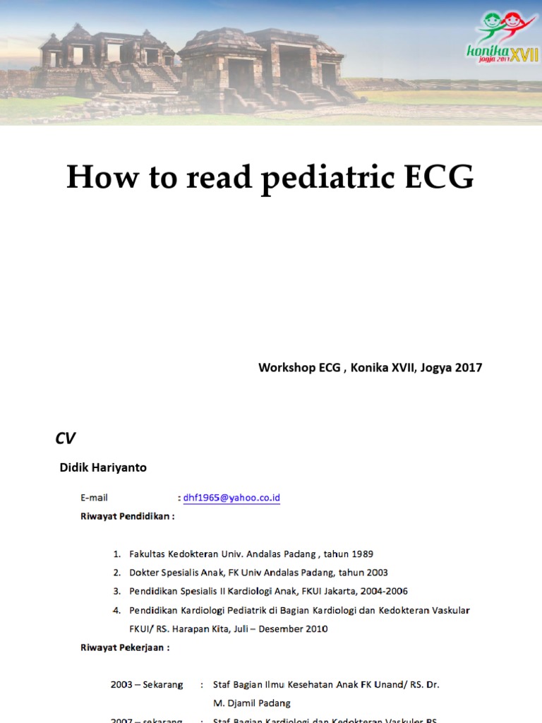 How To Read Pediatric ECG | Unduh gratis PDF | Elektrokardiografi ...