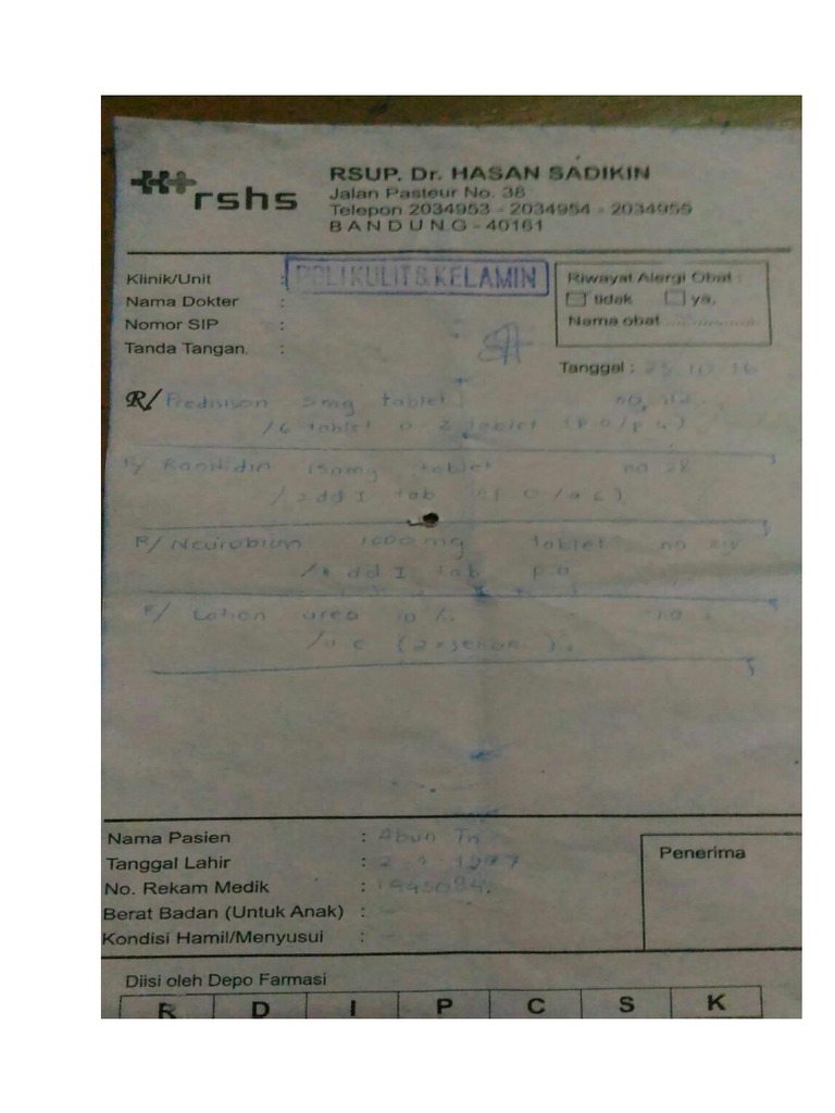 Skrining Resep | PDF | Pengembangan Diri | Kesehatan Holistik