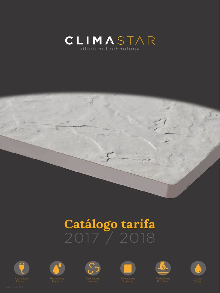 Climastar Catálogo Tarifa 2017-18 | PDF | Caldera | Conservación de energía