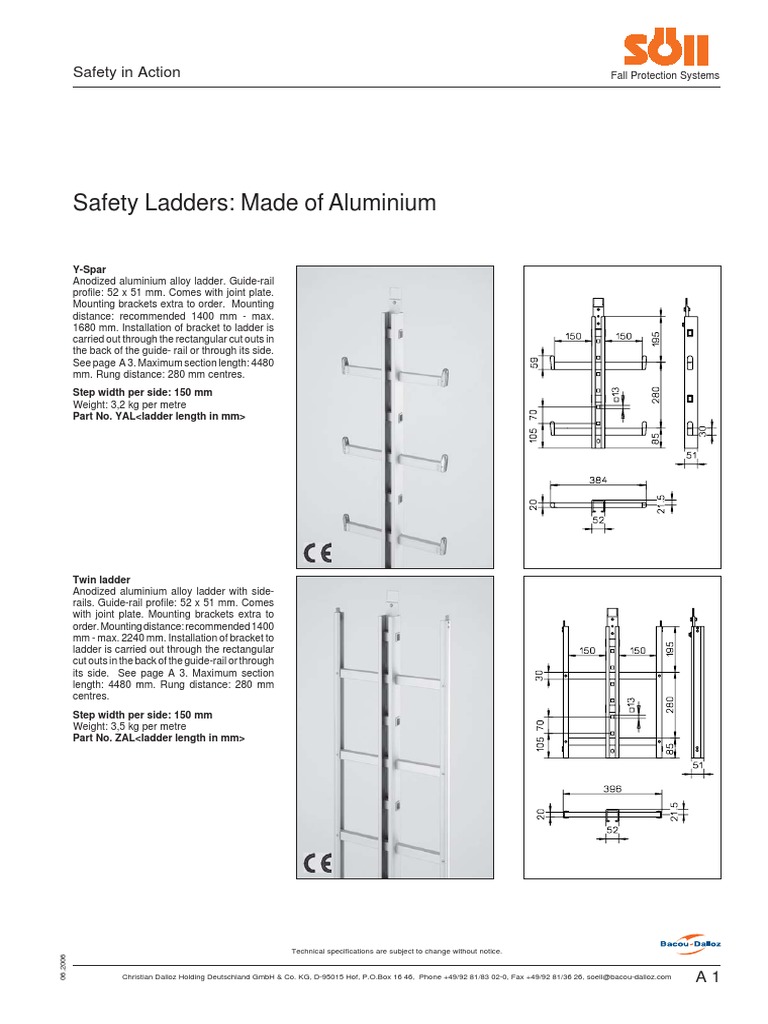Aluminium Ladders ChapterA | PDF | Ladder