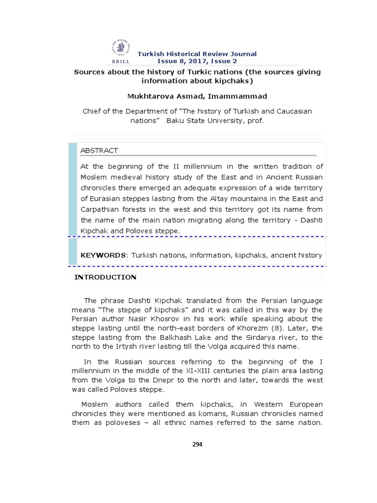 Asmad Mukhtarova | PDF | Mongols | Asia