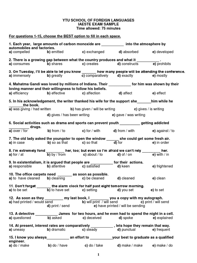 Iaeste Exam Sample - Web | PDF | Superstitions | University