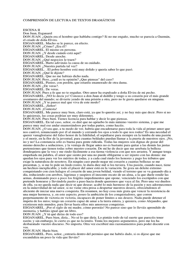 guía textos dramáticos