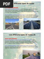 Classification et éléments des routes | PDF | Route | Infrastructure ...