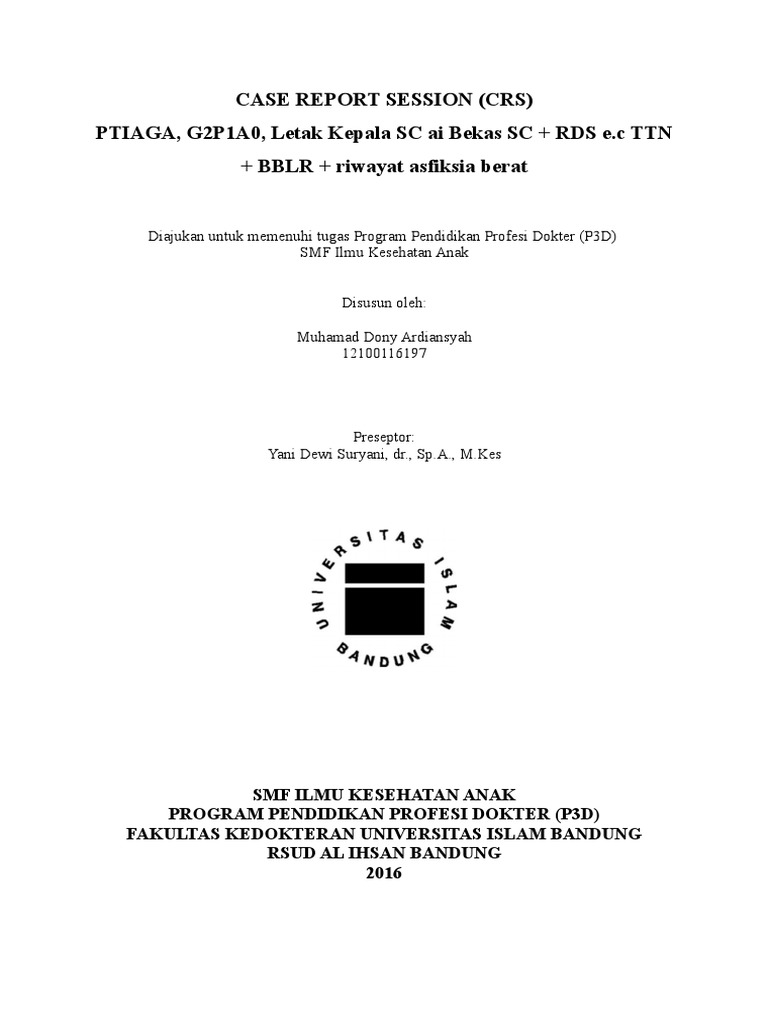 Case Report Session Dony Fix | PDF