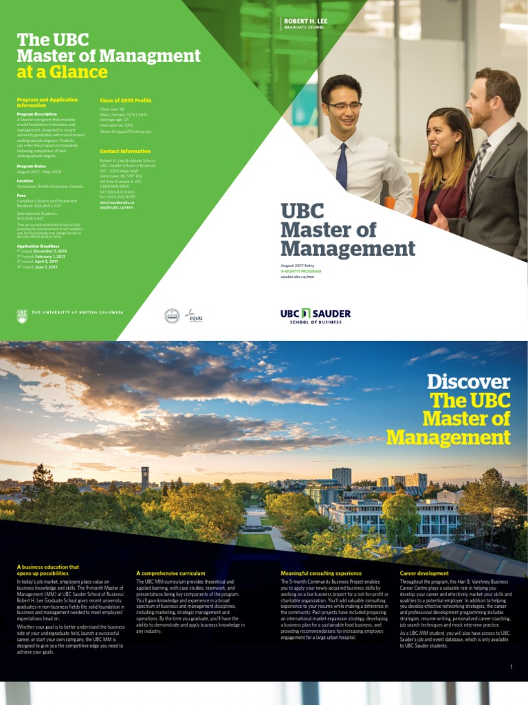 Brochure MM August2017 | PDF | Graduate Record Examinations | Strategic ...