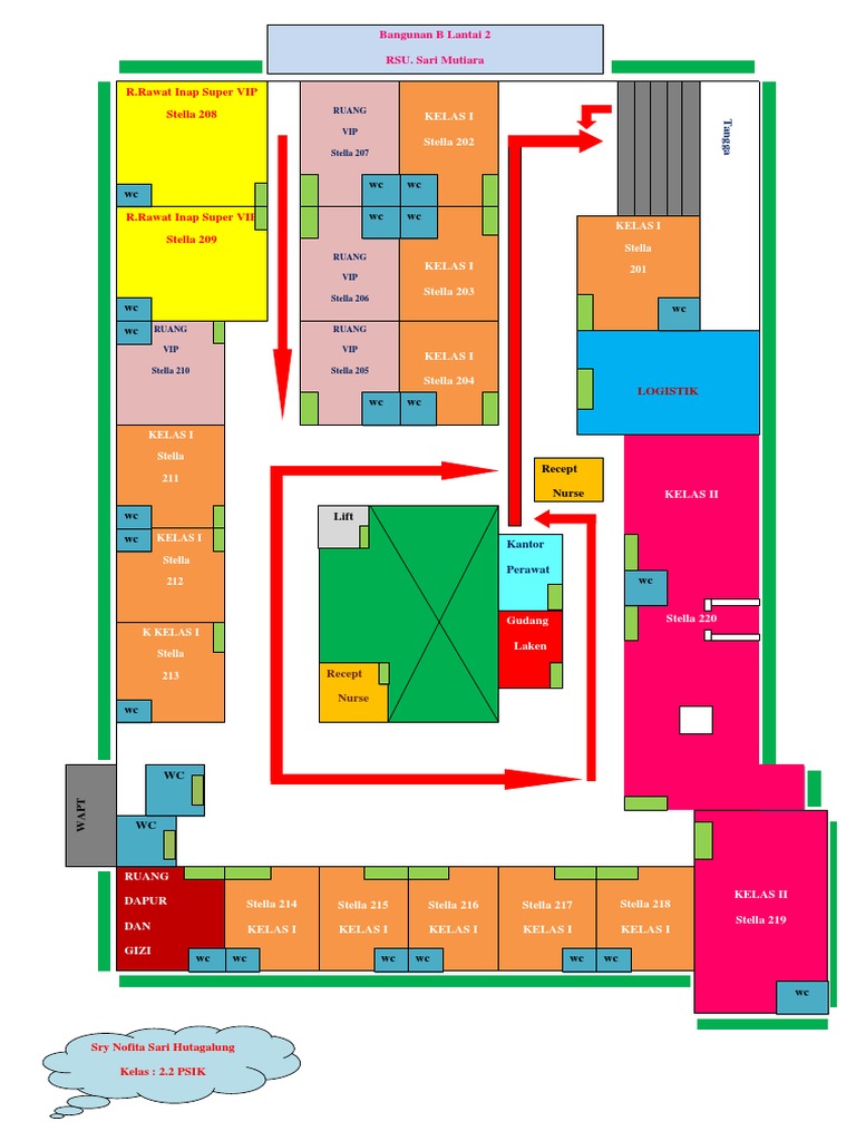 Denah Ruang RSU Sari Mutiara | PDF