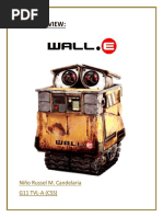 WALL-E Film Analysis | PDF