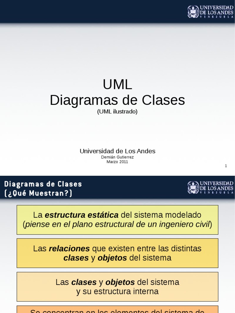 UML Clase 04 UML Clases | PDF | Objeto (informática) | Lenguaje de ...