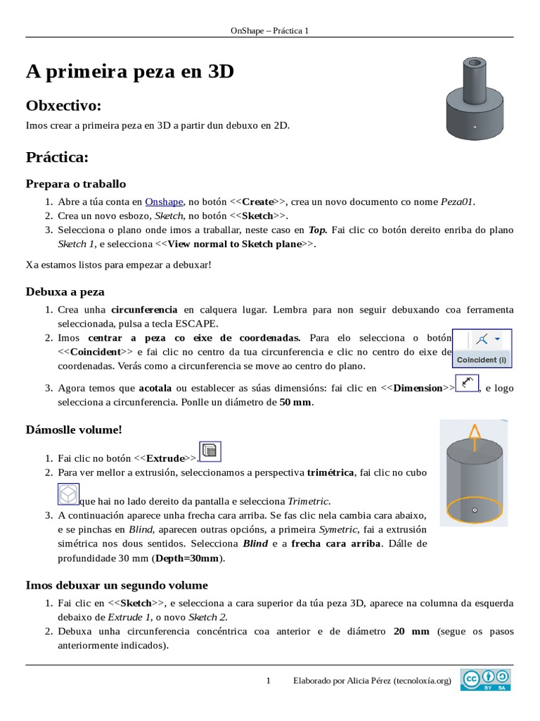 Onshape Practica1 | PDF