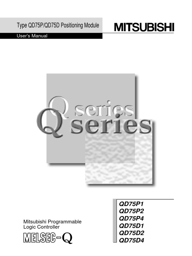 QD75D Positioning Module PDF | PDF | Programmable Logic Controller ...