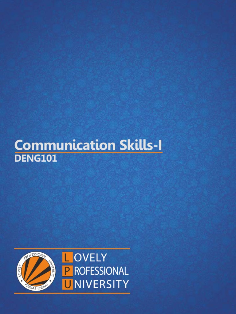 Deng101 Communication Skills I Pdf Stress Linguistics English