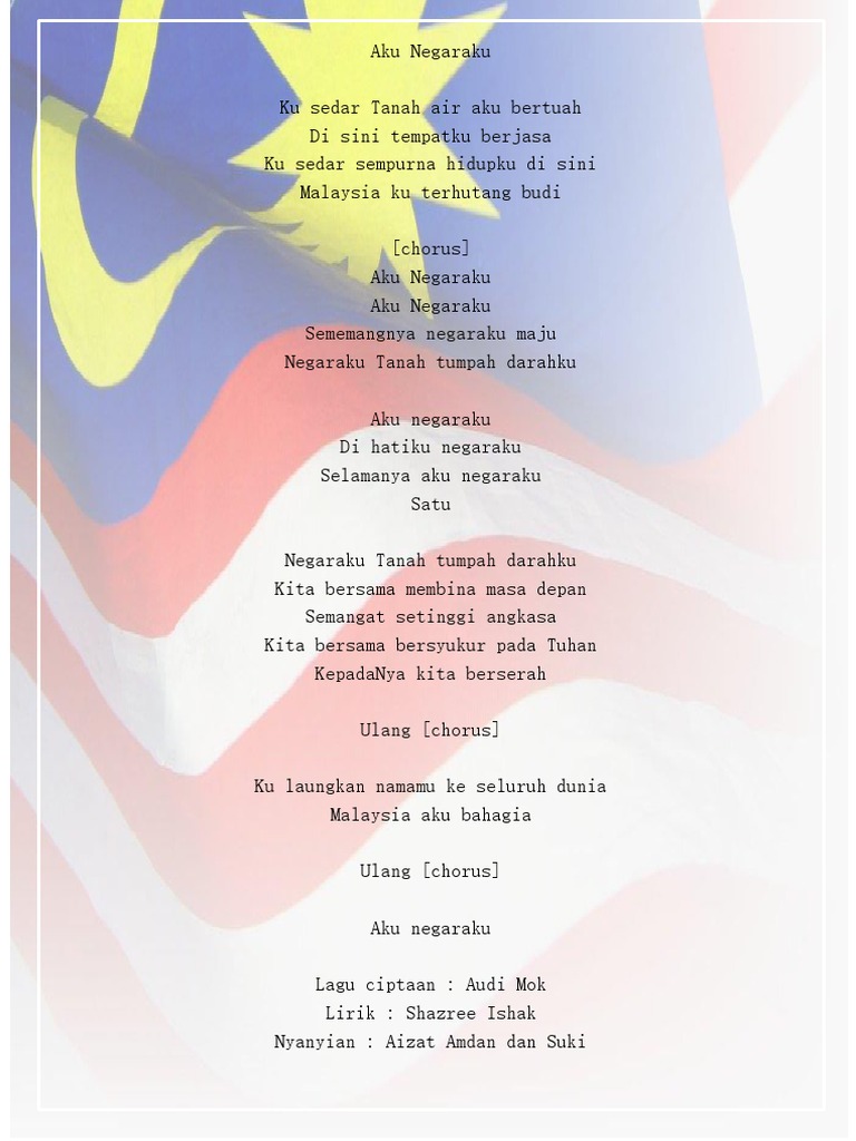 Aku Negaraku | PDF
