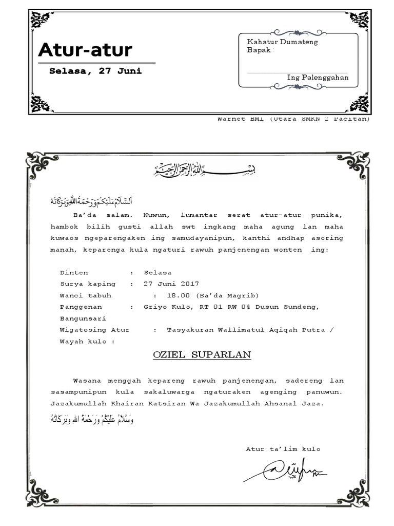 Konsep Atur-Atur 1 | PDF